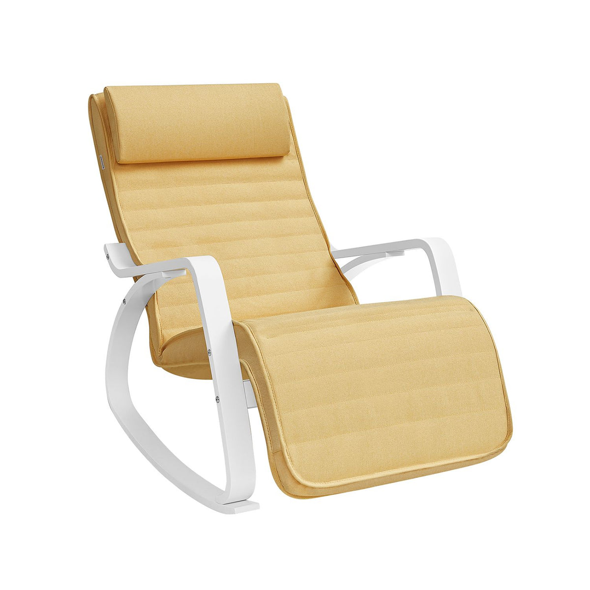 SONGMICS Silla Mecedora en Madera de Abedul Gris Oscuro | SONGMICS HOME