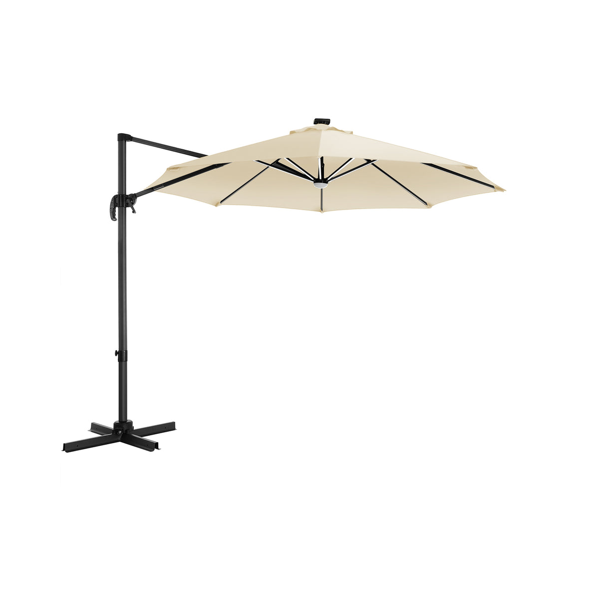 SONGMICS Parasol Excéntrico LED Ajustable | SONGMIC HOME