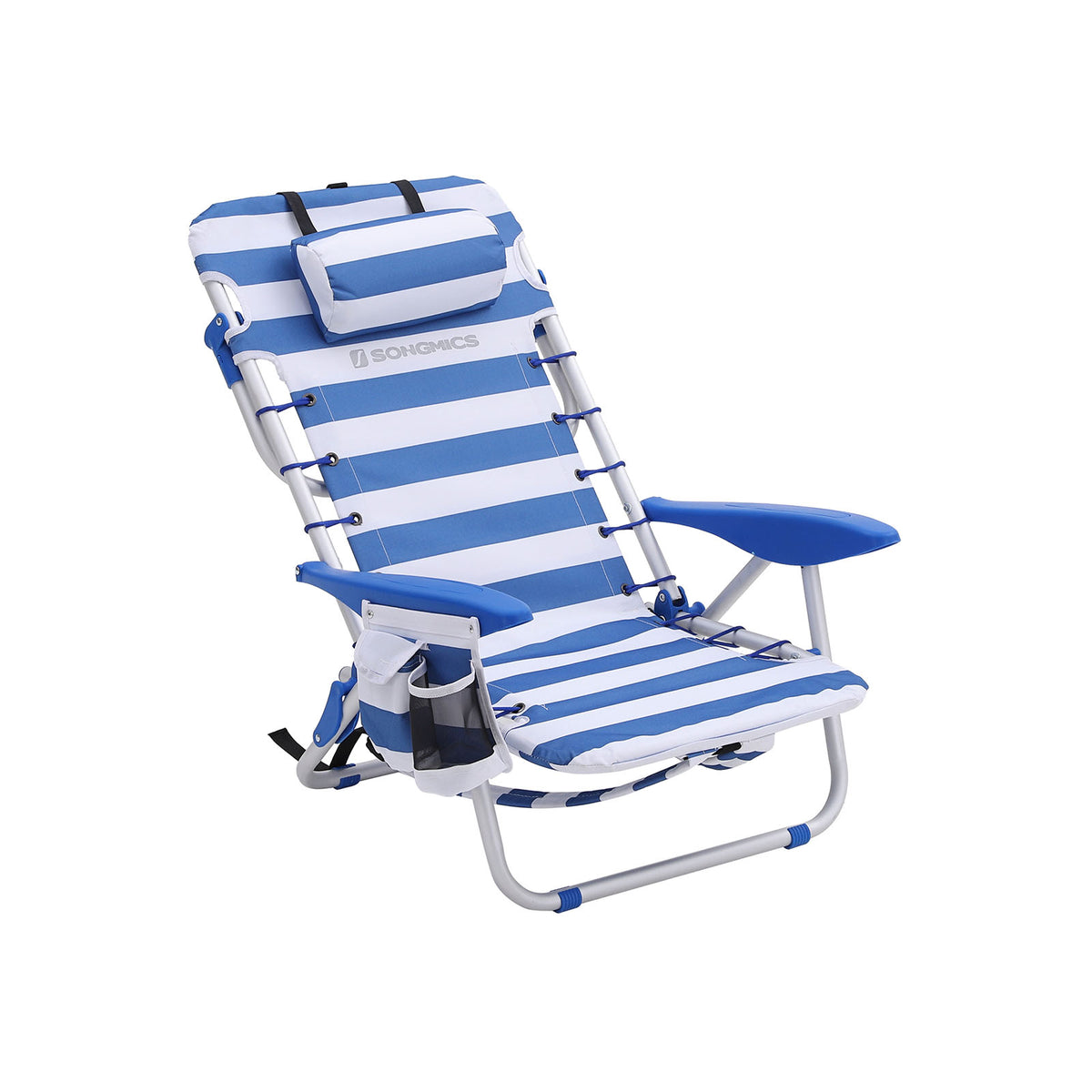 SONGMICS Silla de Playa Portátil y Plegable de Aluminio | SONGMICS HOME